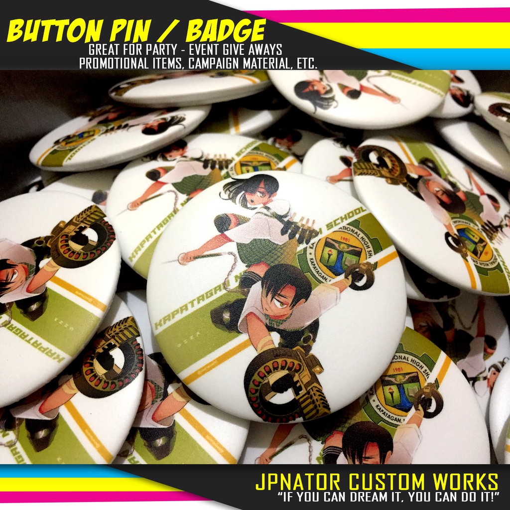 Personalized Button Pins/Customized Button Pins/Personalized Badge ...