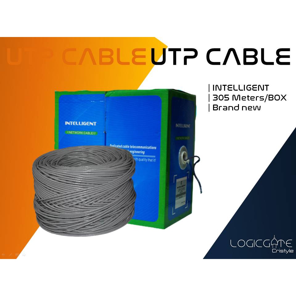 UTP CABLE CAT 5e 305m/box | Shopee Philippines