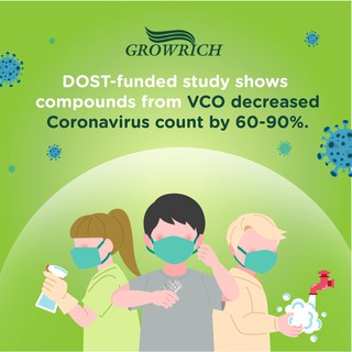 GROWRICH Vco Capsule Virgin Coconut Oil Capsule 500mg Box of 100 ...