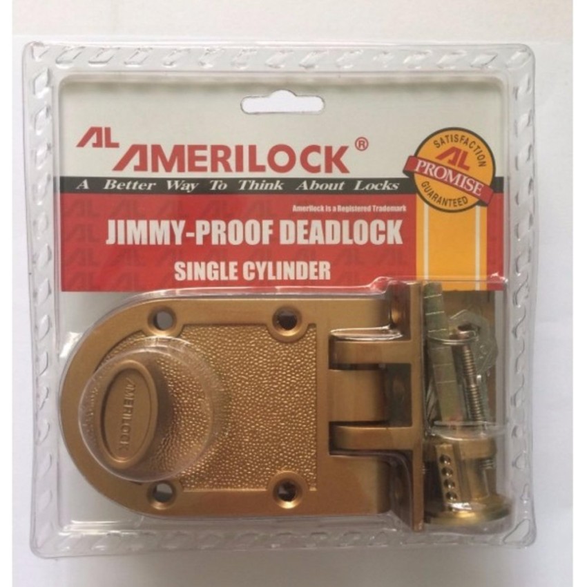 AMERILOCK DOOR LOCK JIMMY-PROOF DEADLOCK | Shopee Philippines