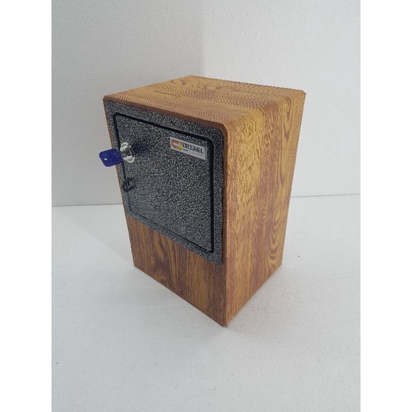 BIG-REGULAR WOOD Alkansya Vault & Multipurpose Safety Box (Classic ...