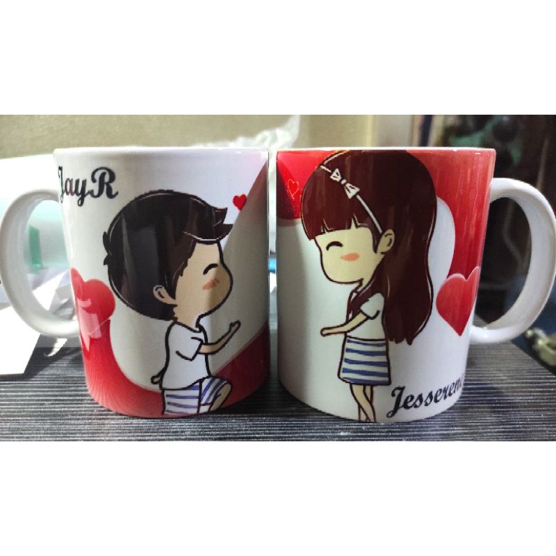 Couple Mugs with Box (1pair)2pcs mug | Shopee Philippines