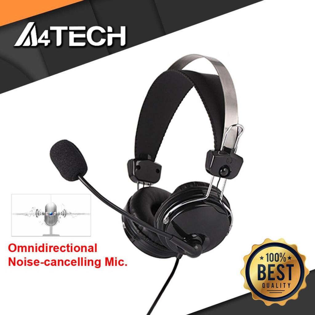 A4tech HS-7P Comfort Fit Stereo Headset ONLINE CLASS GADGET work from ...