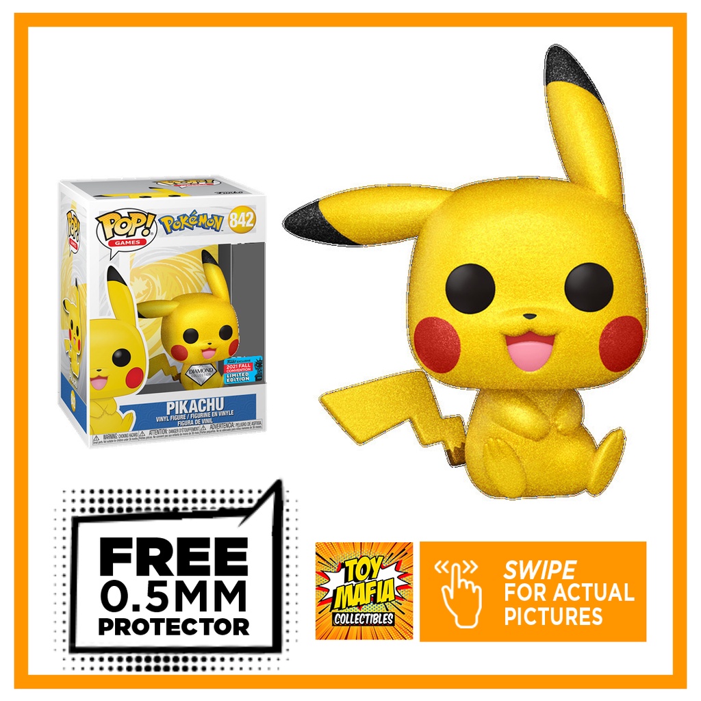 Pikachu Diamond Collection 842 - Pokemon Funko Pop! Shared Exclusive ...