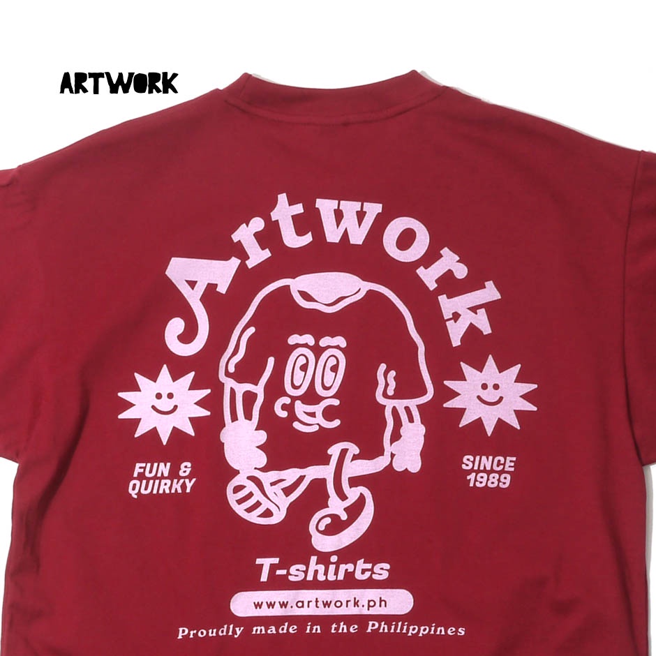 ARTWORK AW Shirt Red (T-shirt for Men) | Shopee Philippines