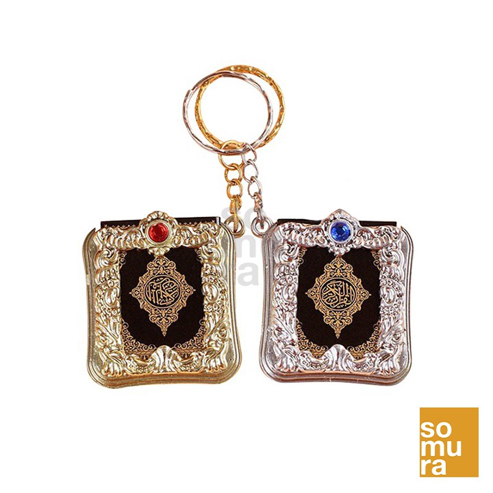 Muslim Mini Ark Quran Book Keychain Islamic Key Ring (KEY0003) | Shopee ...