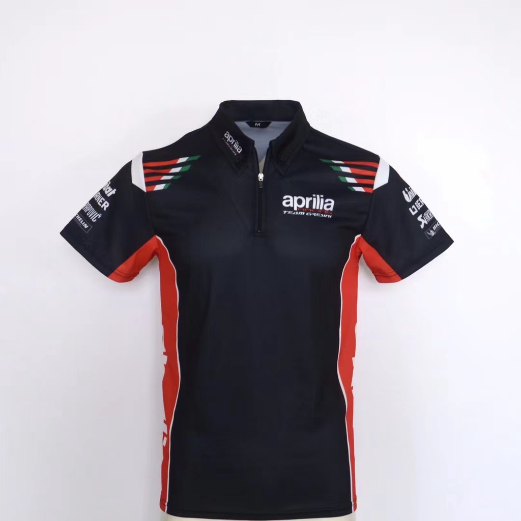 MOTOGP Workwear, Apria Racing Suit polo Shirt Dakar T-Shirt Short ...