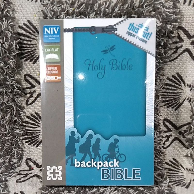 NIV HOLY BIBLE ( KIDS BACKPACK BIBLE) | Shopee Philippines