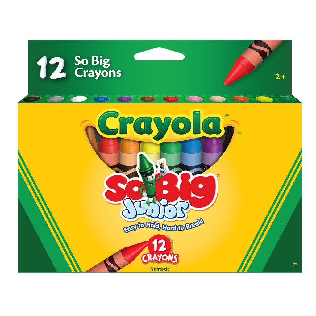Crayola So Big Junior Crayons 12 Colors | Mr. Paper | Shopee Philippines