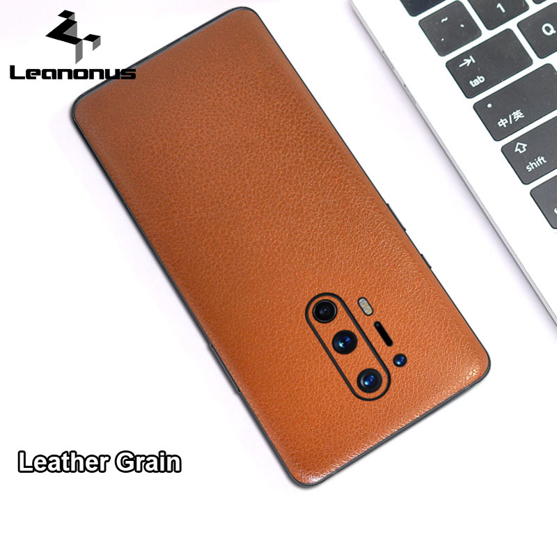 OnePlus 8 7 7T Pro 6 6T Stickers Leather Grain Decal Skin Ultra Thin ...
