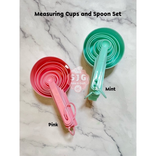 Measuring Cup and Spoon Set Plastic 10 pcs | Shopee Philippines