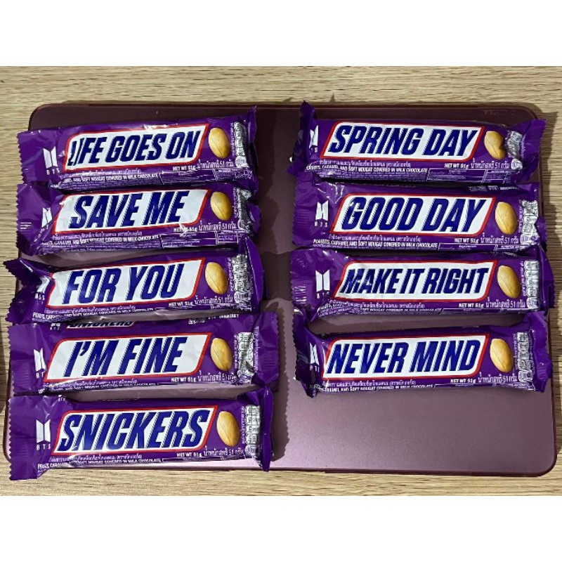 BTS Snickers ! Per piece! Limited Edition (Pwede pumili) | Shopee ...