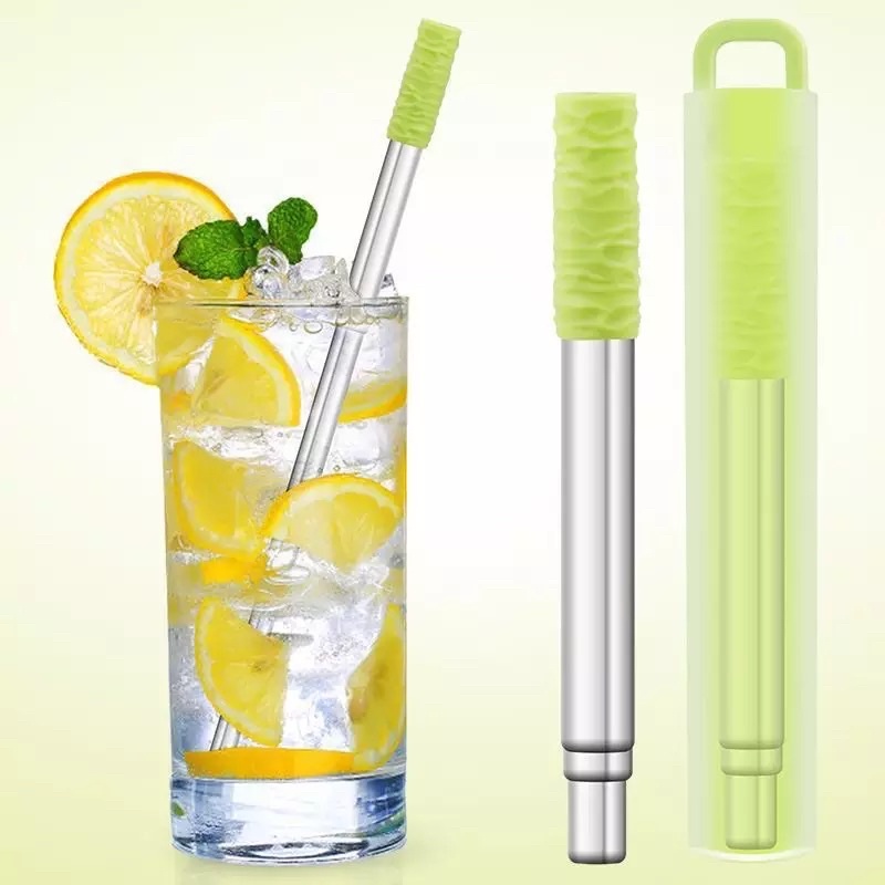 Foldable Straw Telescopic with Silicon Nozzle NEW | Shopee Philippines