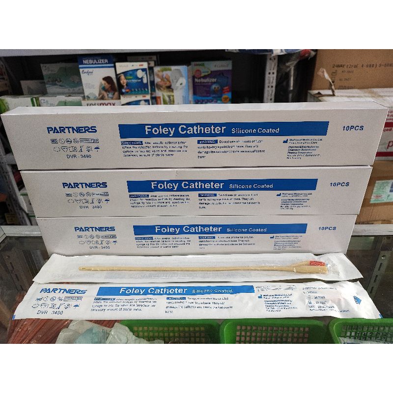 FOLEY CATHETER SILICONE COATED - 16FR (5.3mm) 30ml - 1BOX (10PCS ...