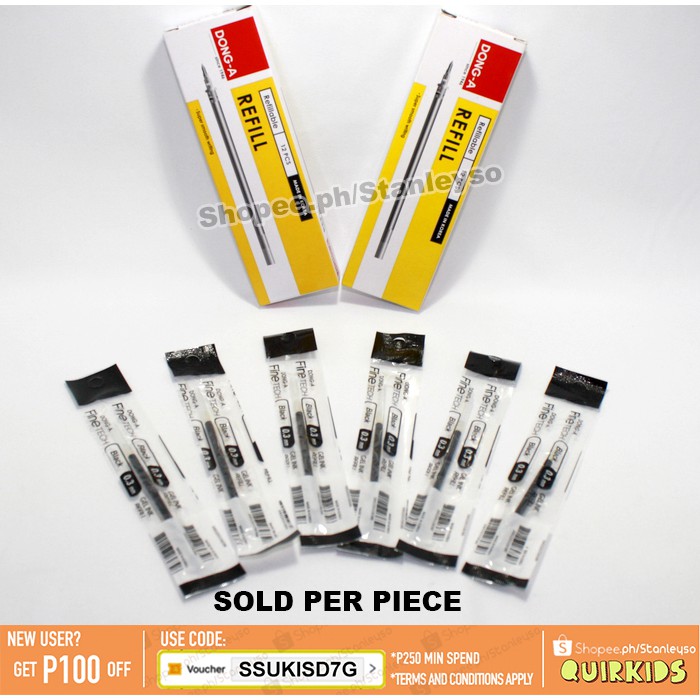 Dong-A Fine Tech Refill 0.2 / 0.3 / 0.4 | Shopee Philippines