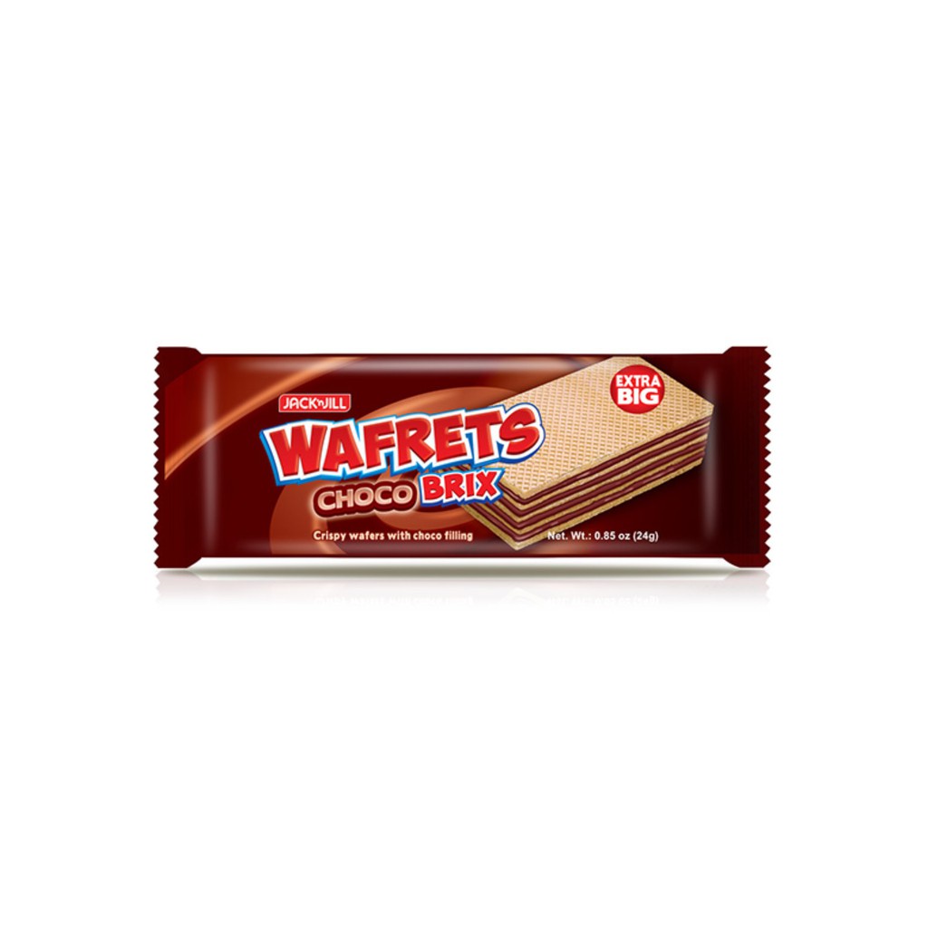 Jack N' Jill Wafrets Brix Chocolate (10 X 24G) | Shopee Philippines