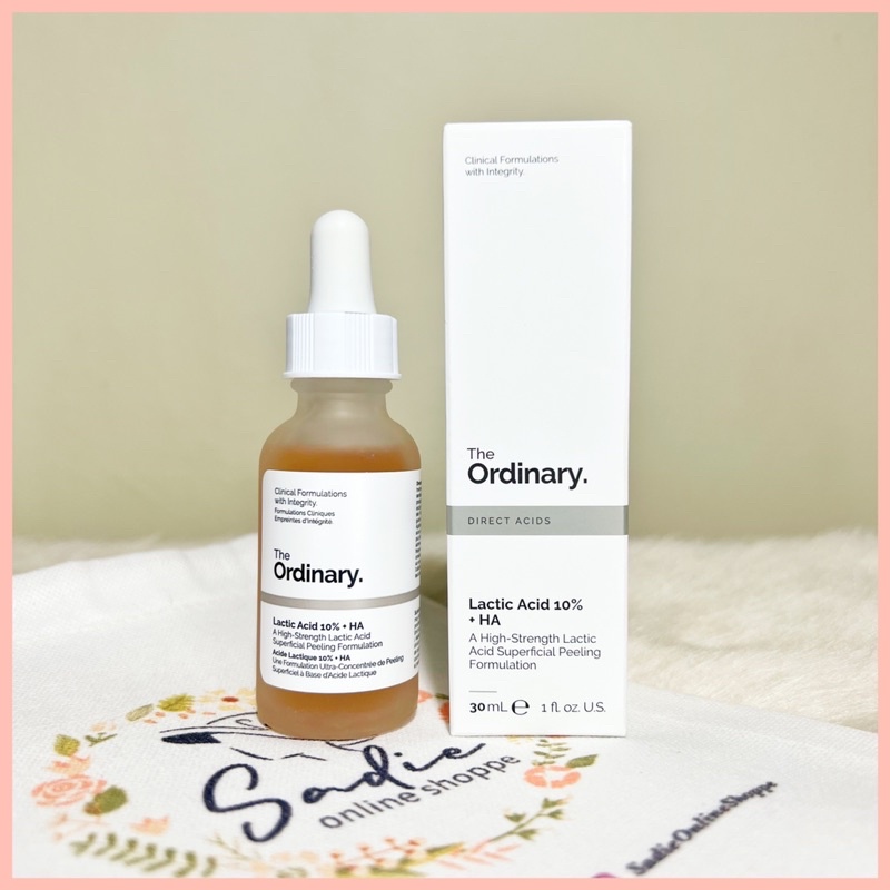 The Ordinary Lactic Acid 5% and 10% + HA | Shopee Philippines