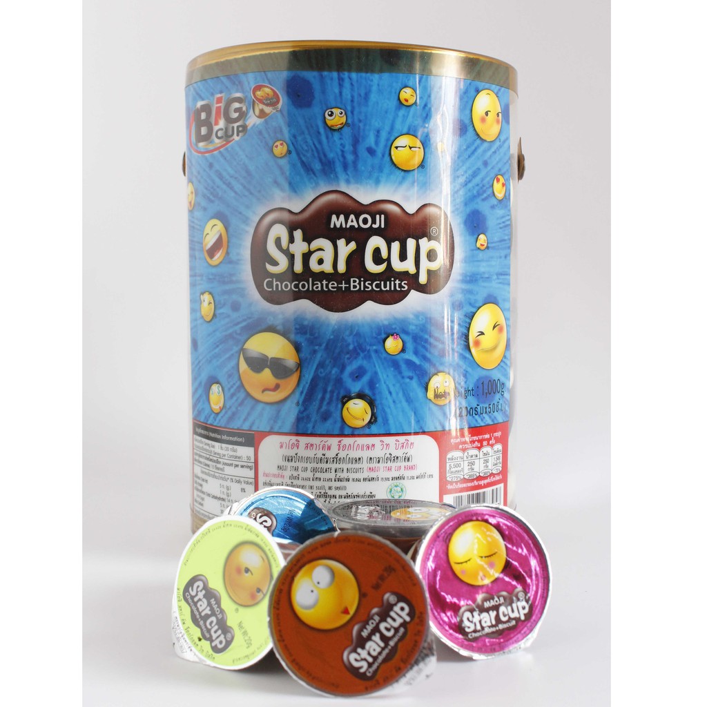Chocolate cups Maoji Star cup Chocolate biscuits (sold separately ...