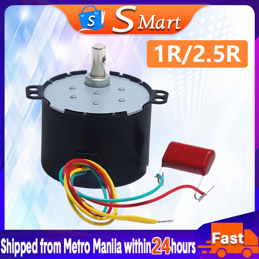 50KTYZ Permanent Magnet Synchronous Motor 220V AC Motor Metal Geared ...