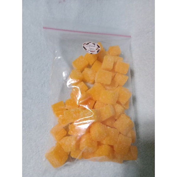 mango cubes gummy chewy candy 55pcs 300g | Shopee Philippines