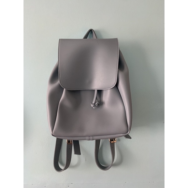 Miniso Backpack Bag Dusty Blue | Shopee Philippines