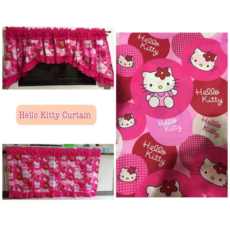 HELLO KITTY DESIGN VALANCE BODY AND PANGLABABO.(60"X15"/60"X72"/60X30 ...