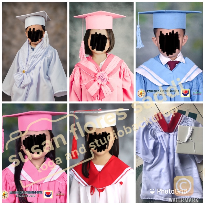 kinder set toga/graduation toga | Shopee Philippines