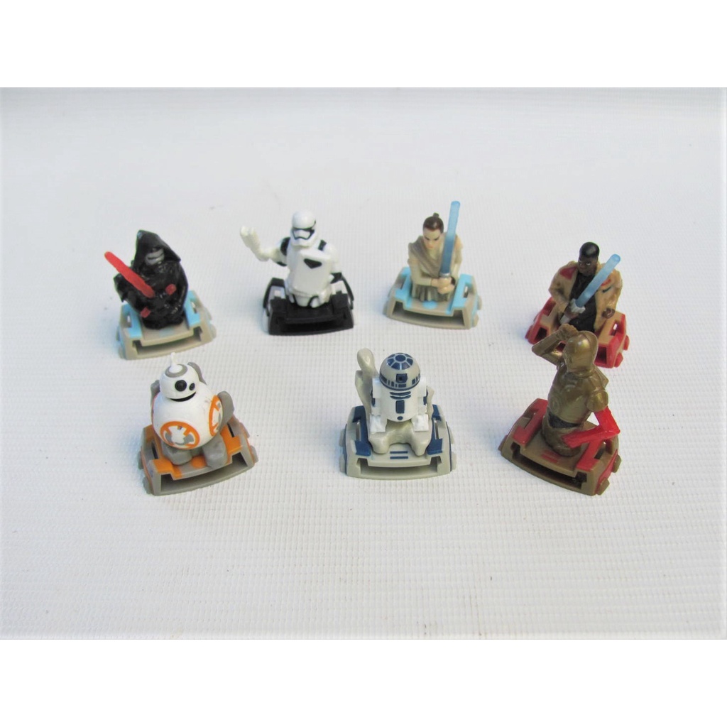 7 pcs. Star Wars Miniature Collectibles from Kinder Joy | Shopee ...