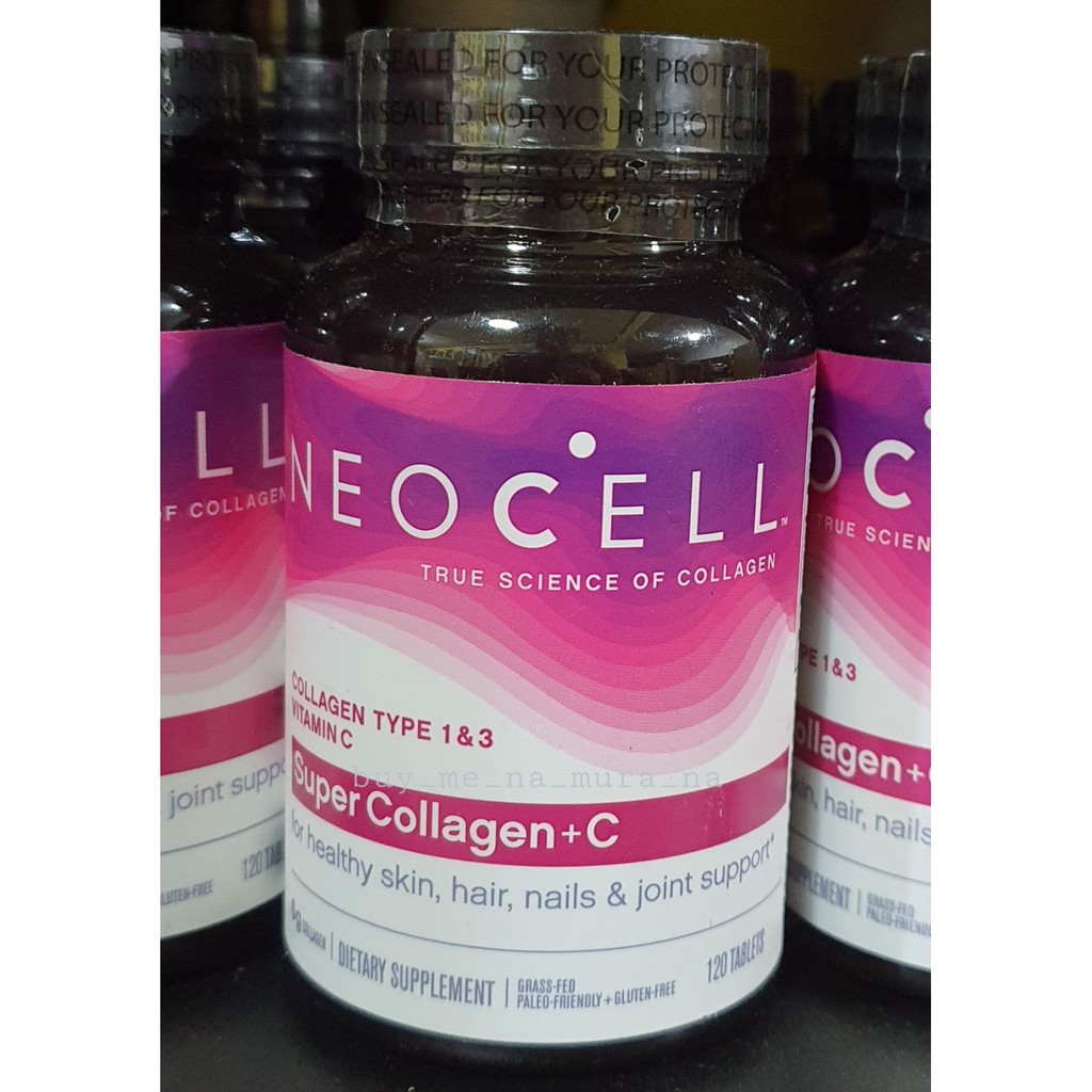 NeoCell Super Collagen +C, Type 1&3, 120 Tablets | Shopee Philippines