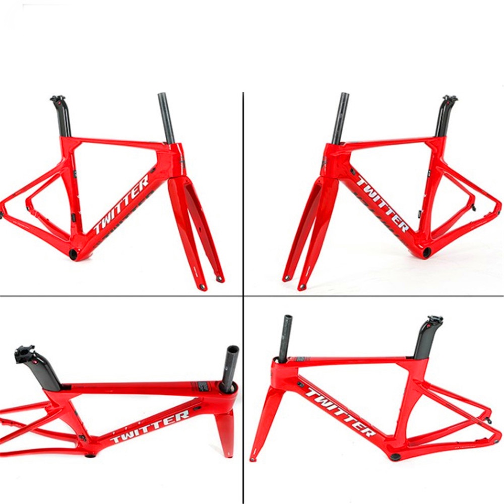 TWITTER R10 disc brakes carbon fiber road frame disc brakes 700C ...
