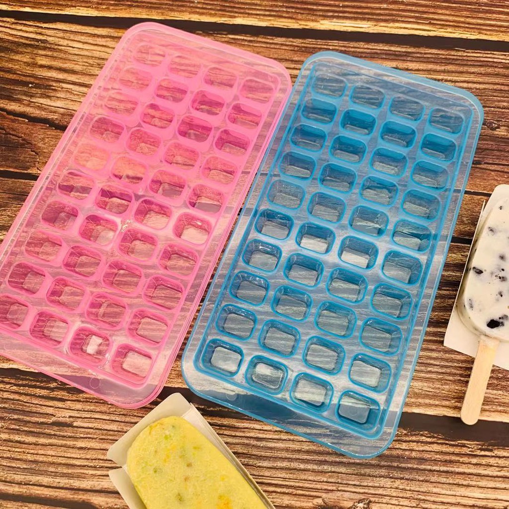 plastic ice mold 40grid no cover yelo mold | Shopee Philippines