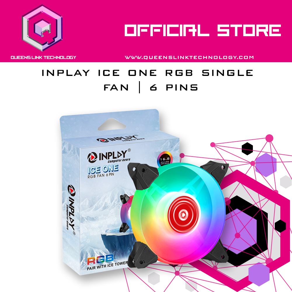 INPLAY ICE ONE RGB SINGLE FAN | 6 PINS | Shopee Philippines