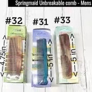 ORIGINAL SPRINGMAID UNBREAKABLE COMB/SUKLAY FOR MEN&WOMEN COMB INCARD ...