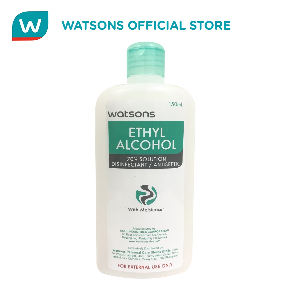WATSONS Ethyl Alcohol 150ml | Shopee Philippines
