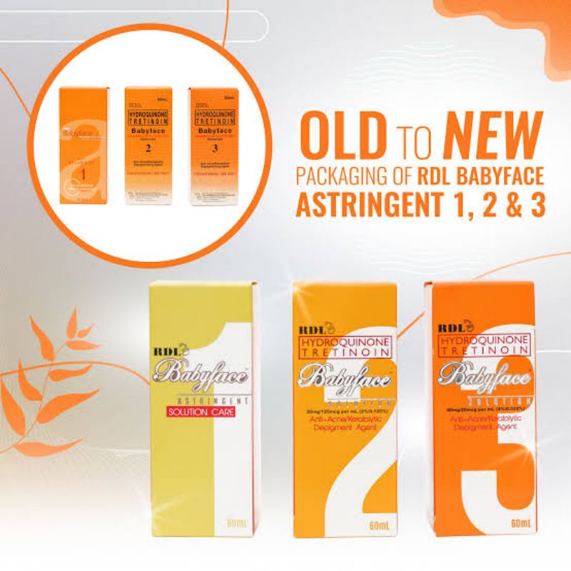 RDL Baby face Astringent 60ml | Shopee Philippines
