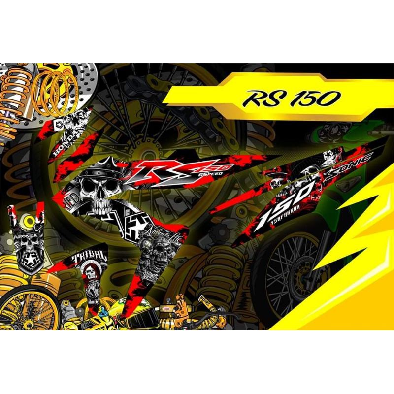 Rs150 fi decals (TRIBAL) | Shopee Philippines