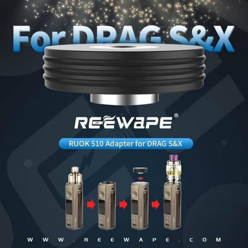 510 Adapter Compatible for VOOPOO Drag X Drag S drag max argus proPod ...