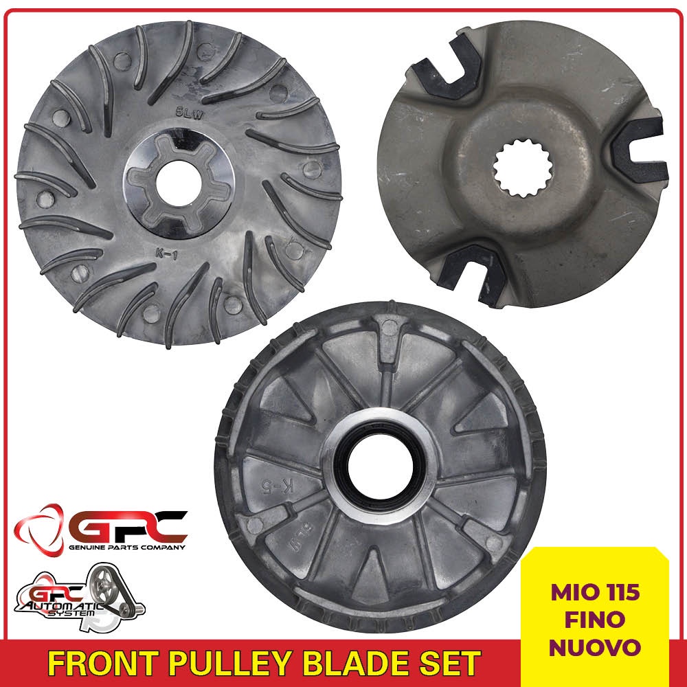 Yamaha Mio Sporty, Mio Soul, Fino, Nuovo GPC CVT Front Pulley Blade Set ...