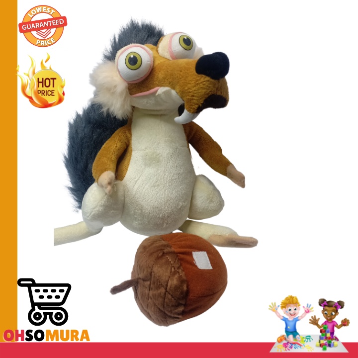 Ice Age Scrat Plush Toys Original | Scrat Stuffed Toy Plush toys ...