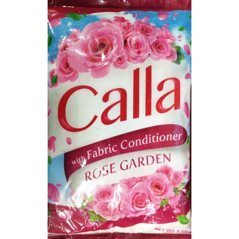 CALLA POWDER DETERGENT ROSE GARDEN 1.6KG | Shopee Philippines