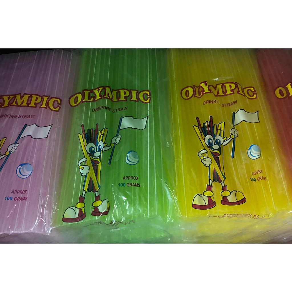 plastic drinking straw per pack softdrinks good quality juice | Shopee ...