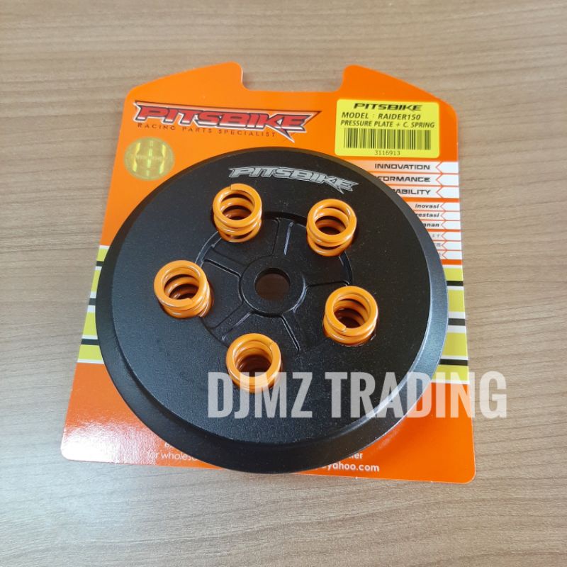Pitsbike Hyper Pressure Plate w/ Clutch Spring | RAIDER 150 (carb ...
