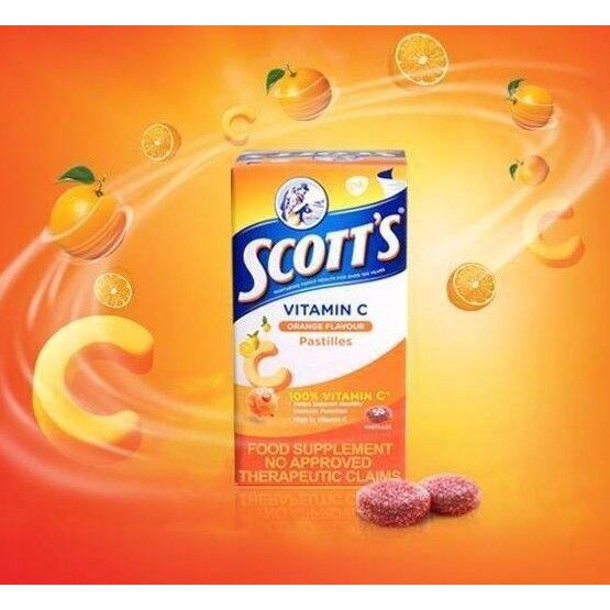 [Fresh Stocks Arrived] Scott’s Vitamin C Pastilles Kids Supplement ...
