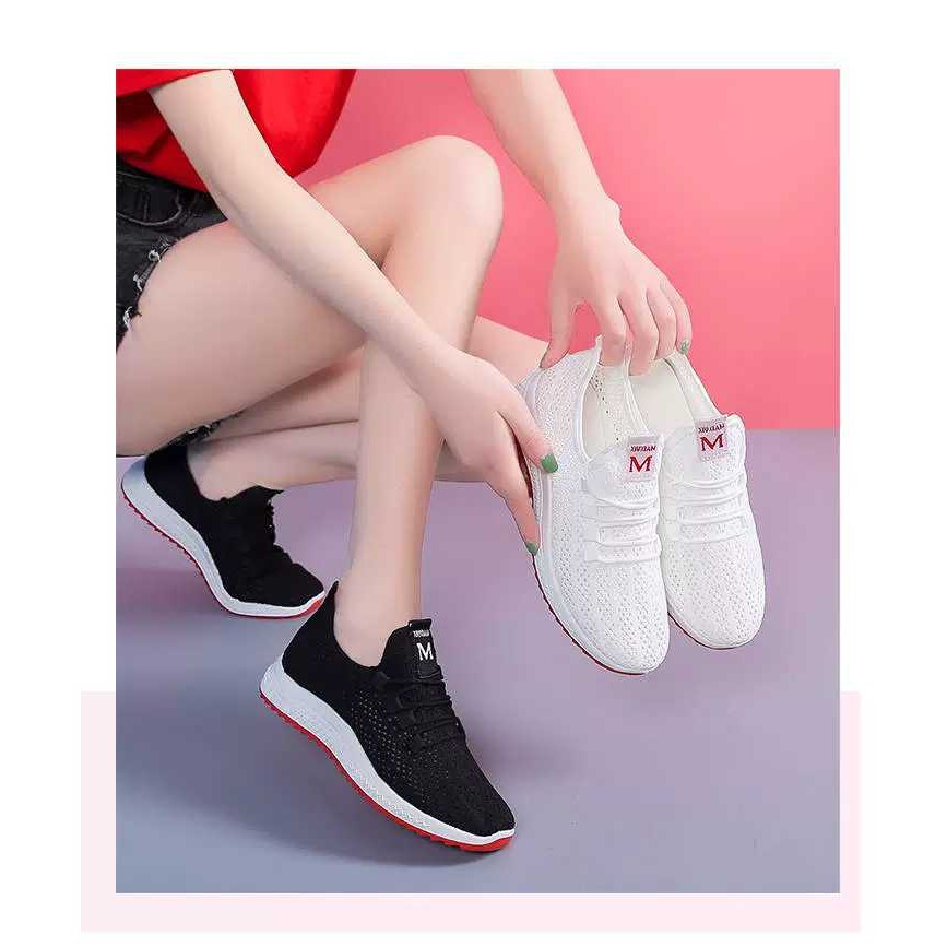 2022 New bestseller women's rubber breathable sneakers shoes COD ...