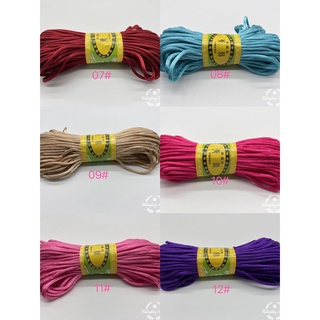 20 Yards/ bundle 2.5mm Polyester Braided Long Rope DIY Chinese Knot ...