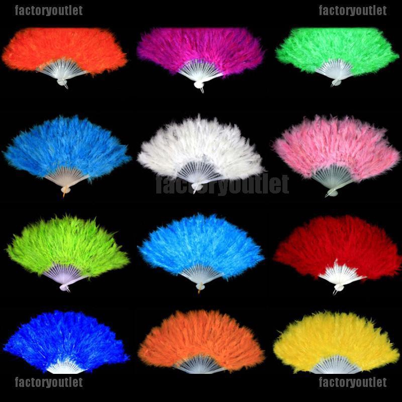 Wedding Showgirl Dance Hand Feather Fan | Shopee Philippines
