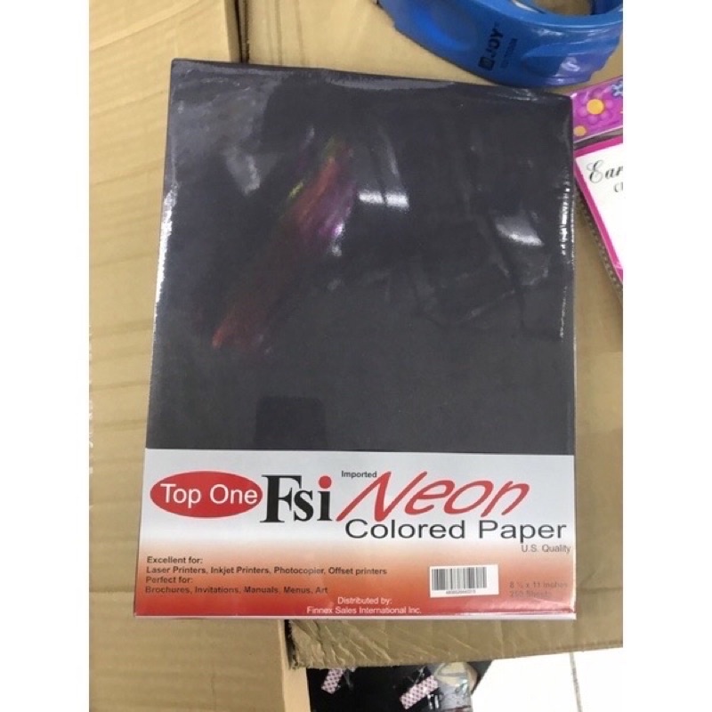 colored paper black or brown or dark blue 250 sheets | Shopee Philippines