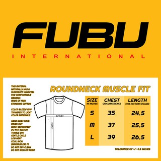 Fubu Round Neck Muscle Fit FBT01B-2831 (White) | Shopee Philippines