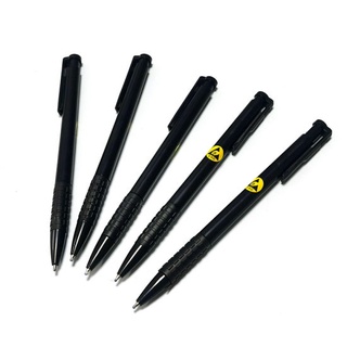 ESD Anti-Static Ballpen Retractable Black Pen Cleanroom per pc | Shopee ...