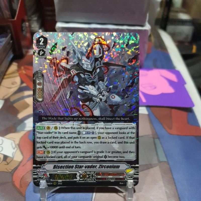 BISECTION STAR-VADER, ZIRCONIUM RRR DVS06 CARDFIGHT VANGUARD ENGLISH | Shopee Philippines